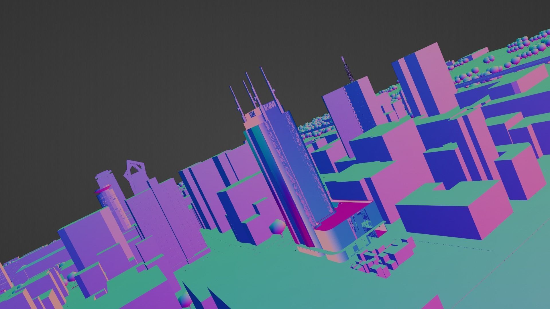 3D model NAIROBI CBD VR / AR / low-poly | CGTrader