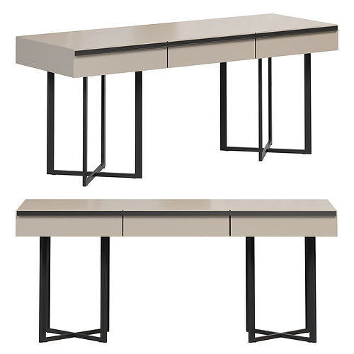 Canaletto Walnut Console Table By Bodema 3D model | CGTrader