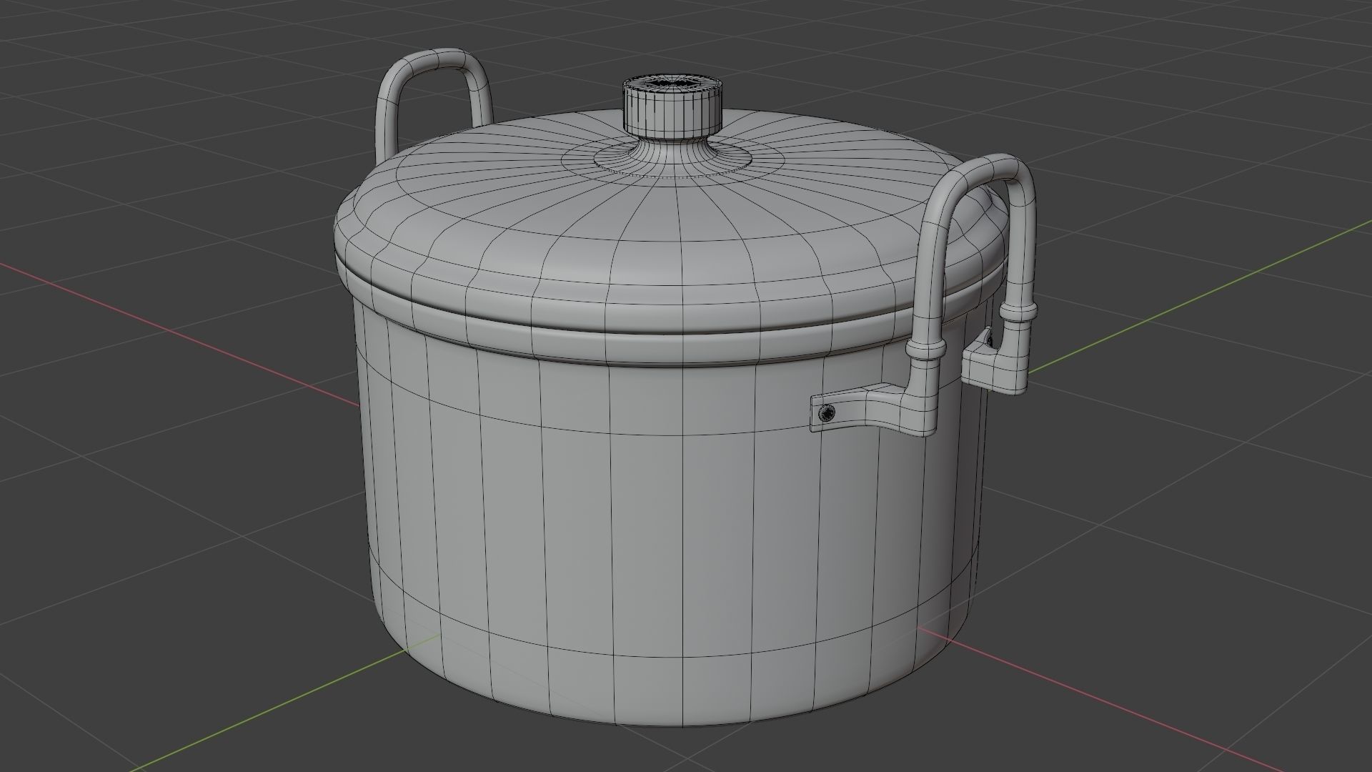 A 3D Used Cooking Pot 3D model | CGTrader