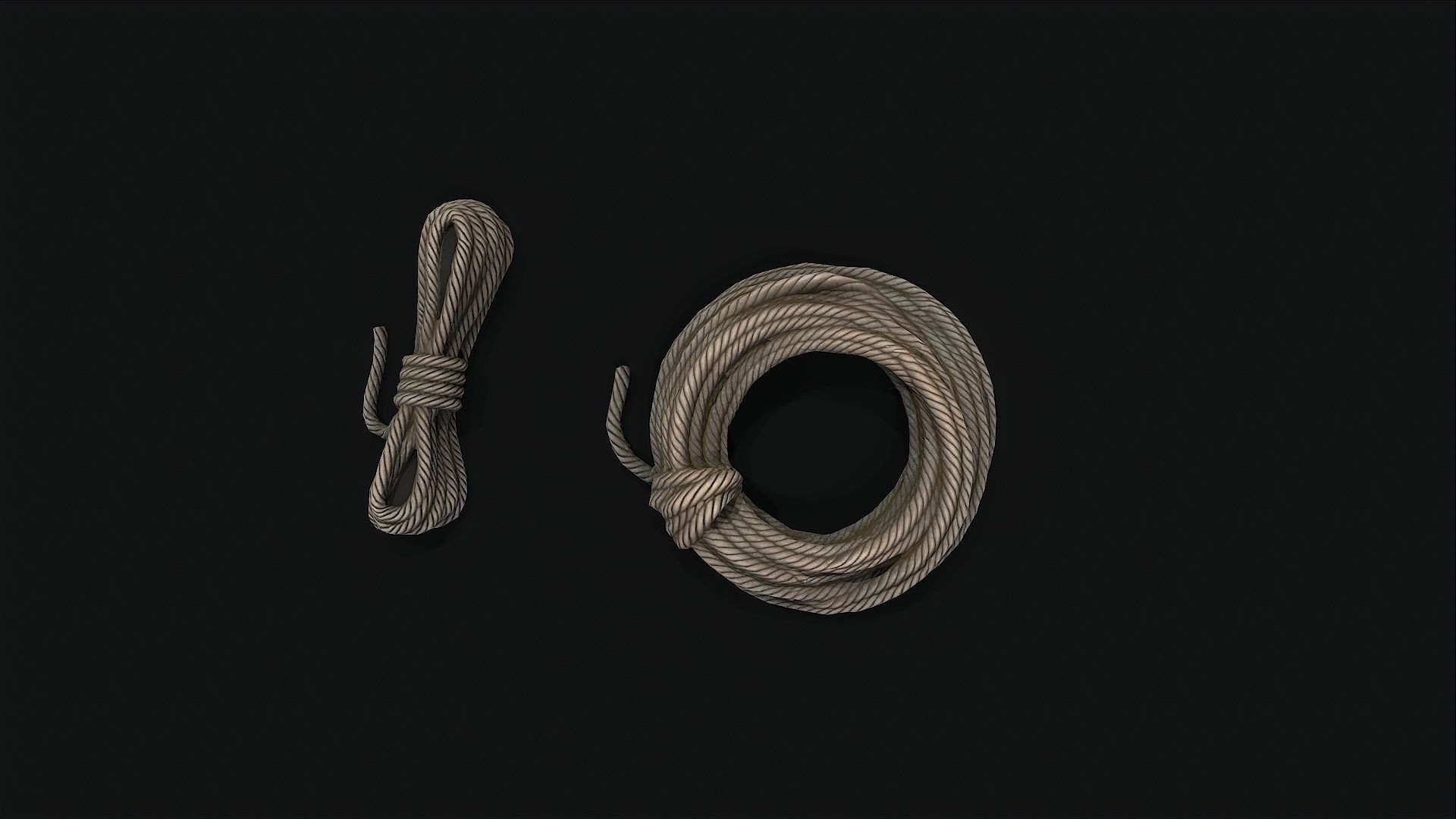 3D model Ropes pbr VR / AR / low-poly | CGTrader