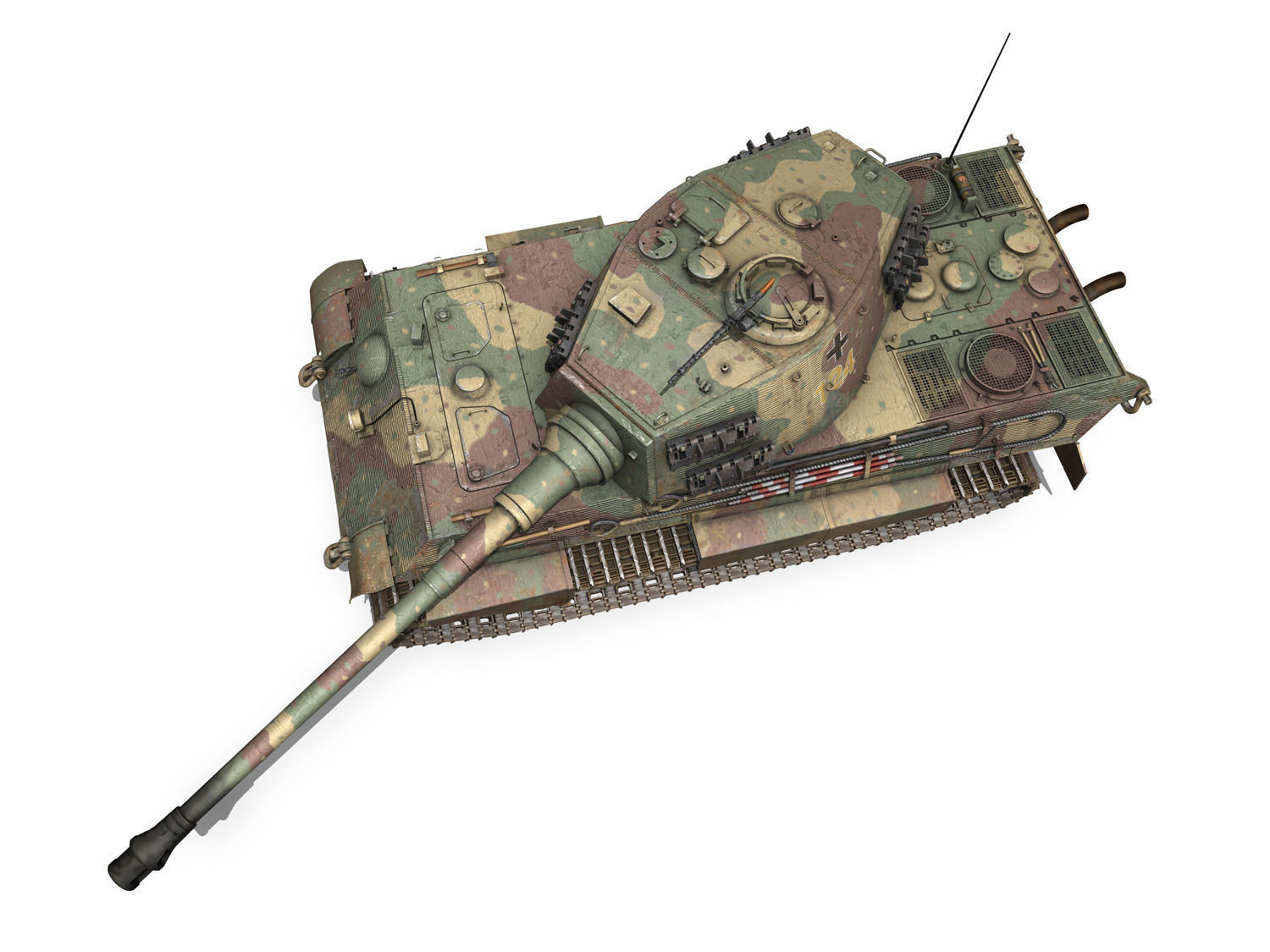 Panzerkampfwagen VI - Ausf B - Tiger II 3D model | CGTrader