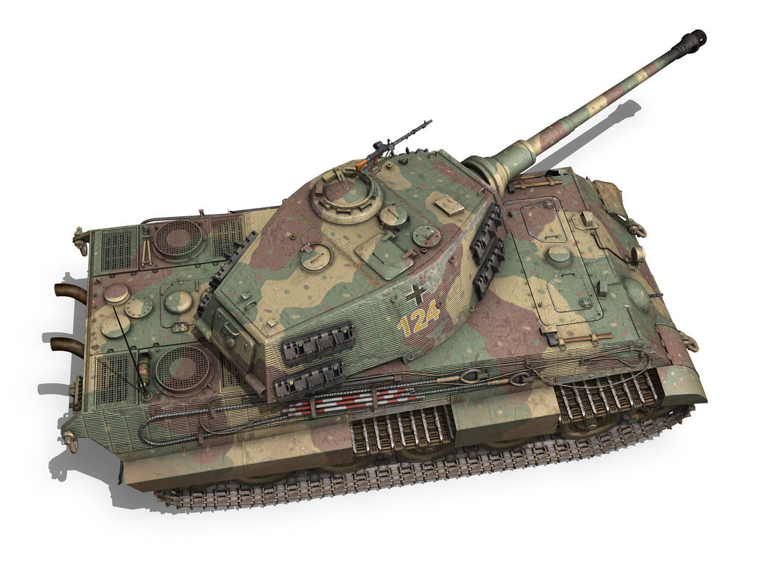 Panzerkampfwagen VI - Ausf B - Tiger II 3D model | CGTrader