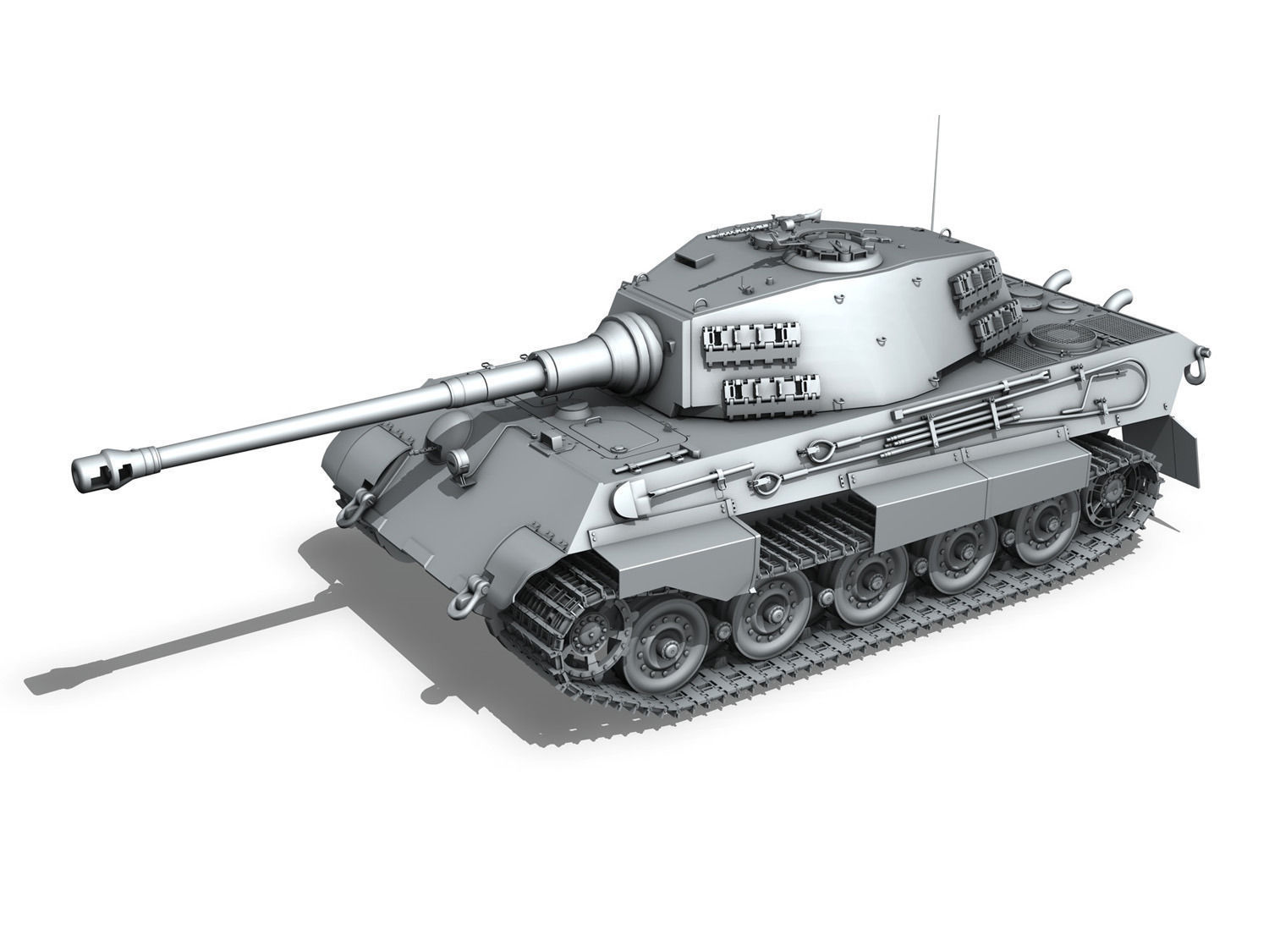 Panzerkampfwagen VI - Ausf B - Tiger II 3D model | CGTrader