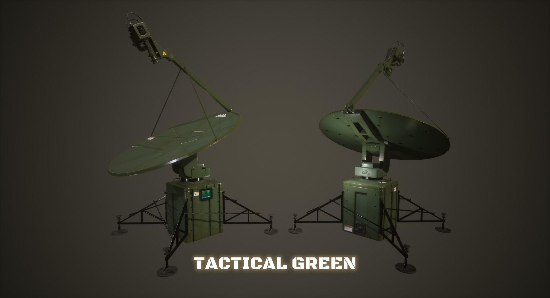 3D model Animated Military Radar VR / AR / low-poly | CGTrader