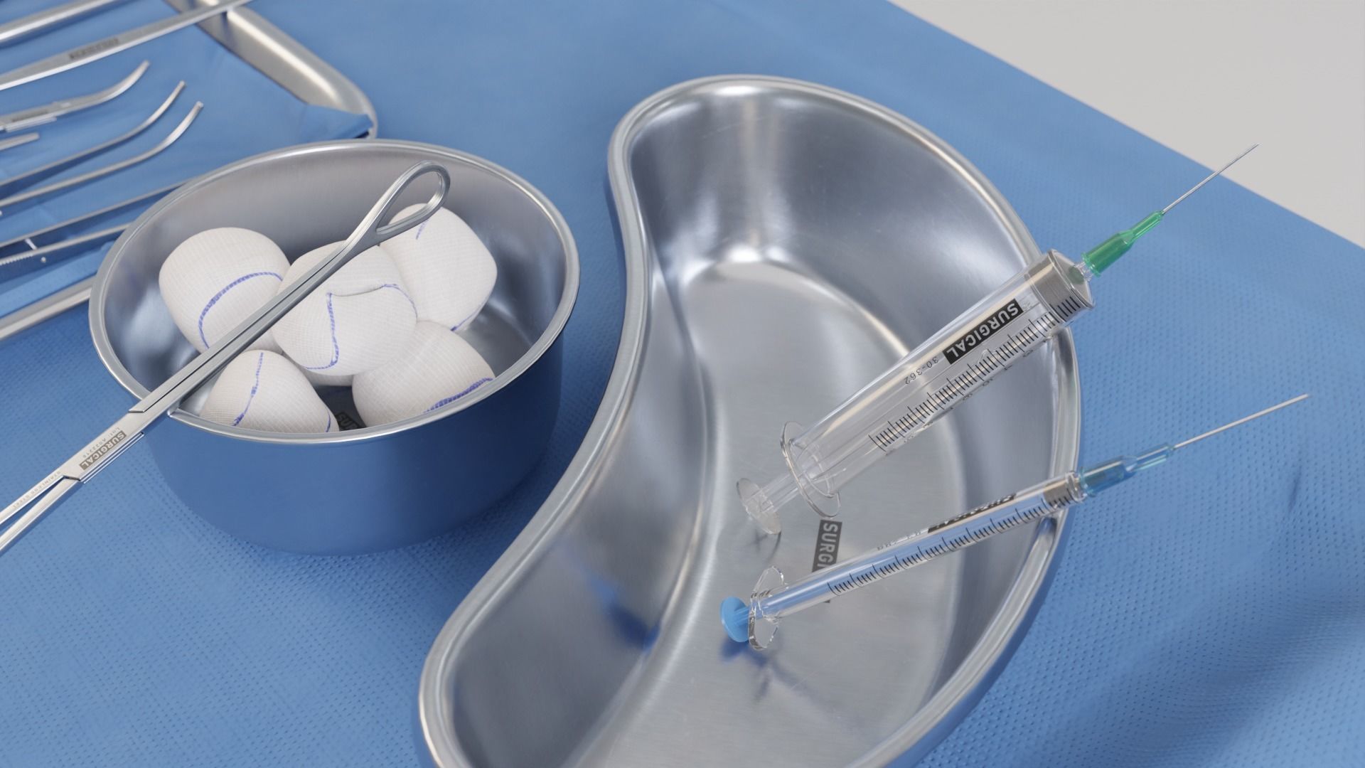 Surgical Instruments and equipment 3D model | CGTrader