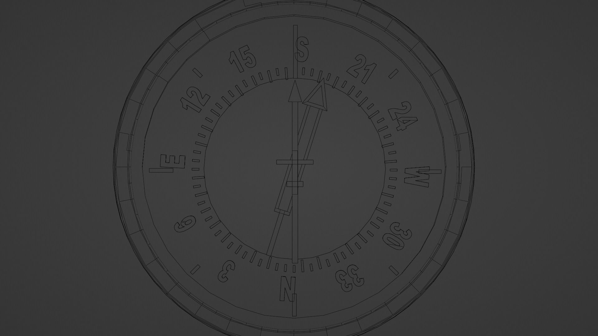 Radio magnetic Indicator 3D model | CGTrader