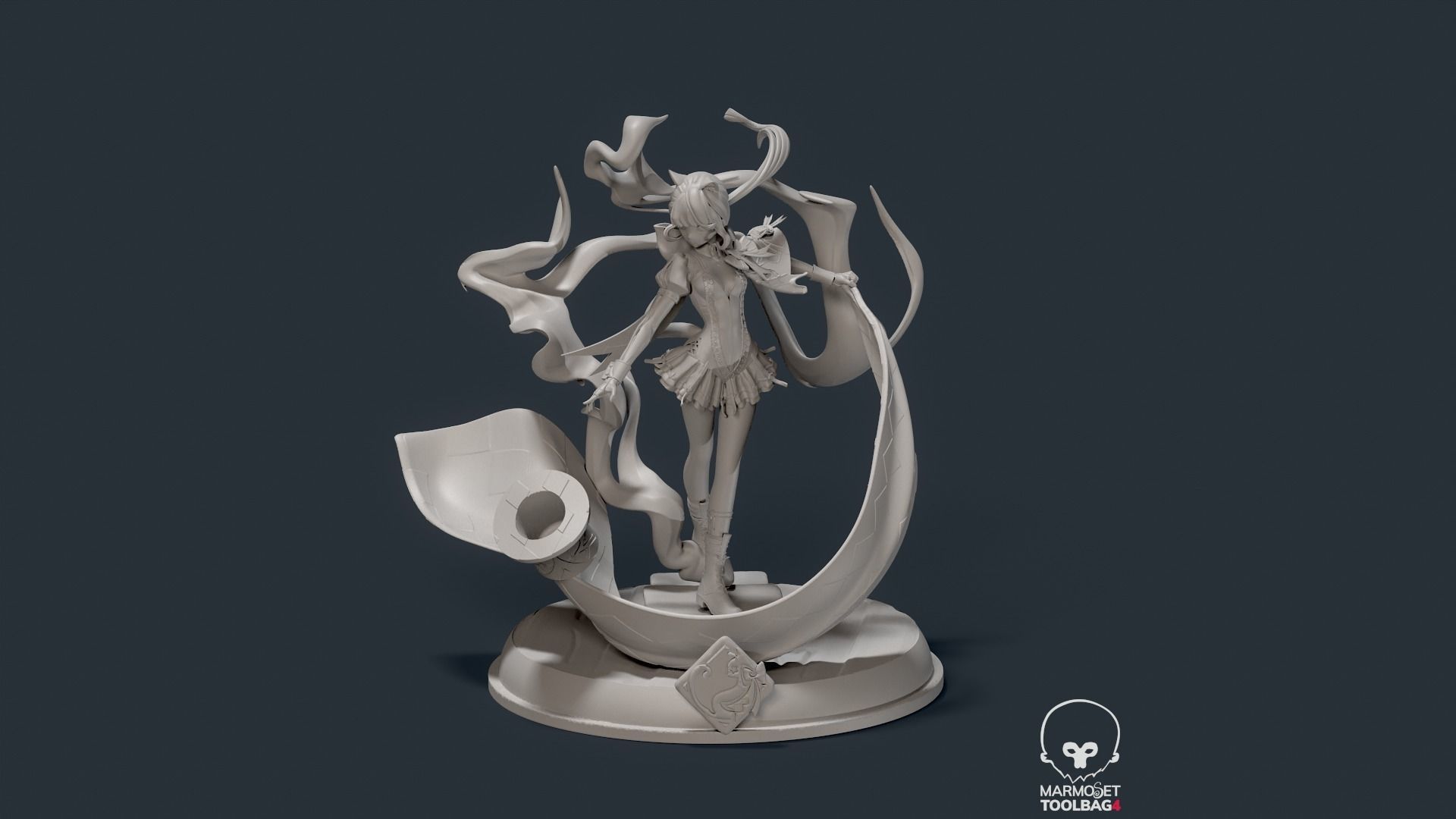 Lynette Genshin Impact 3D model 3D printable | CGTrader