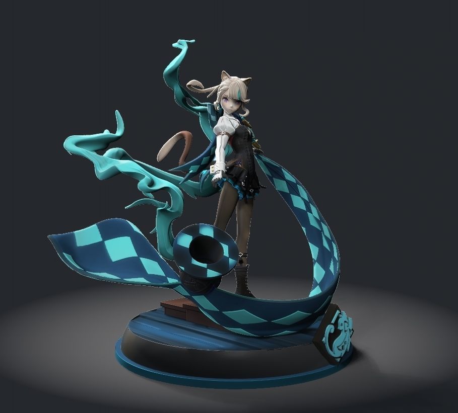 Lynette Genshin Impact 3D model 3D printable | CGTrader