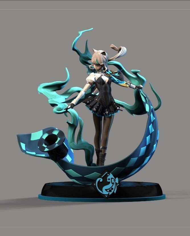 Lynette Genshin Impact 3D model 3D printable | CGTrader
