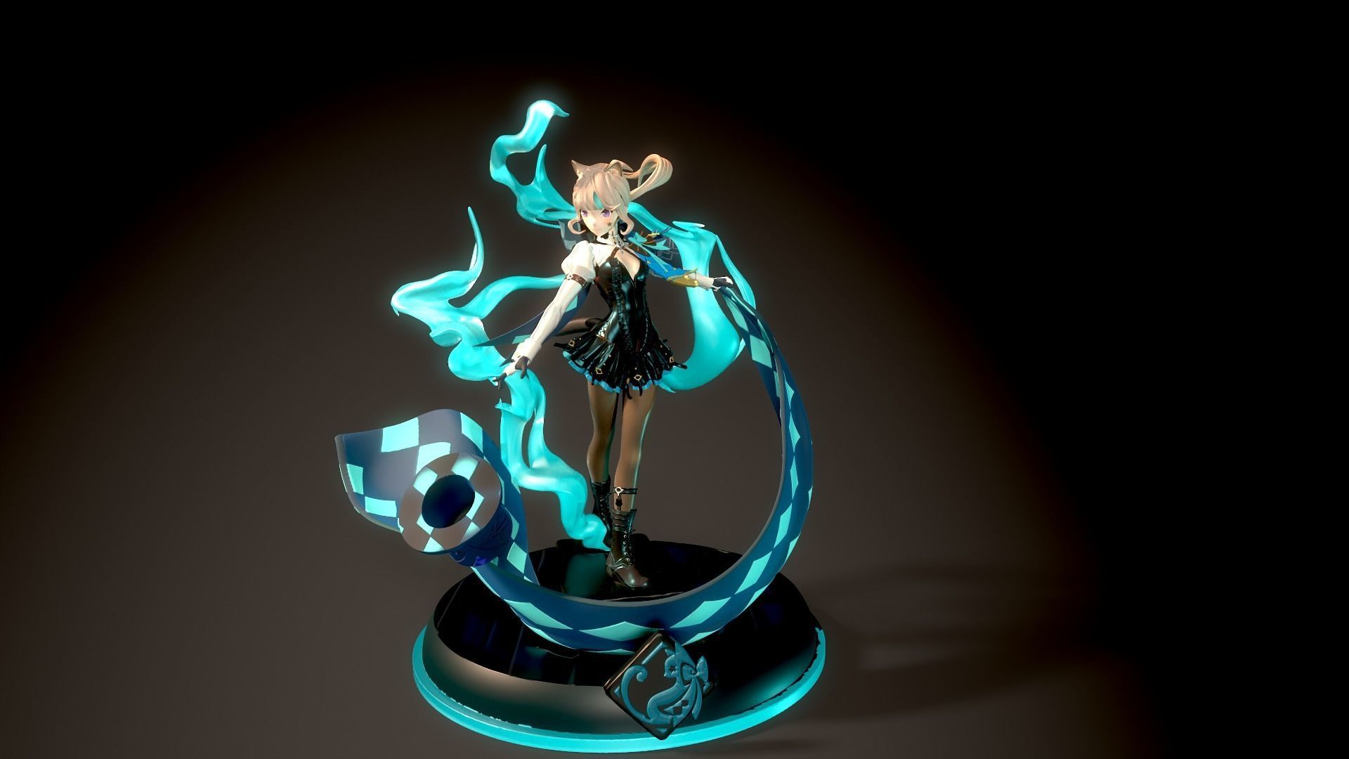 Lynette Genshin Impact 3D model 3D printable | CGTrader