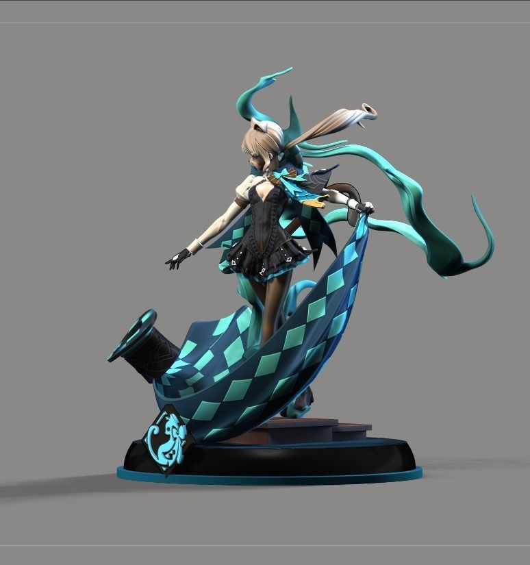 Lynette Genshin Impact 3D model 3D printable | CGTrader