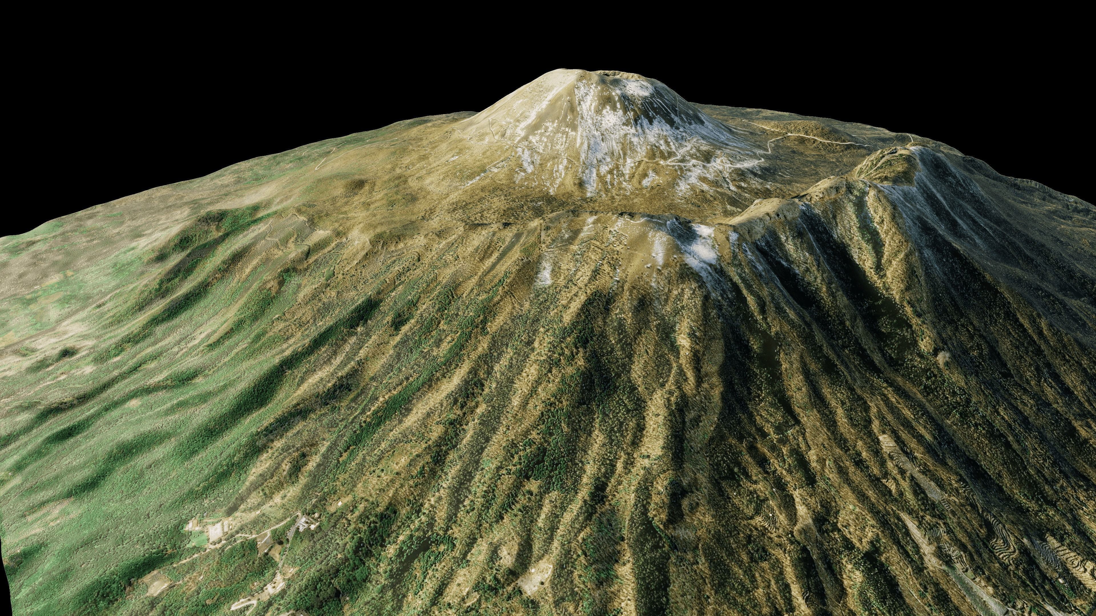 3D model Mount Vesuvius 3d Terrain model VR / AR / low-poly | CGTrader