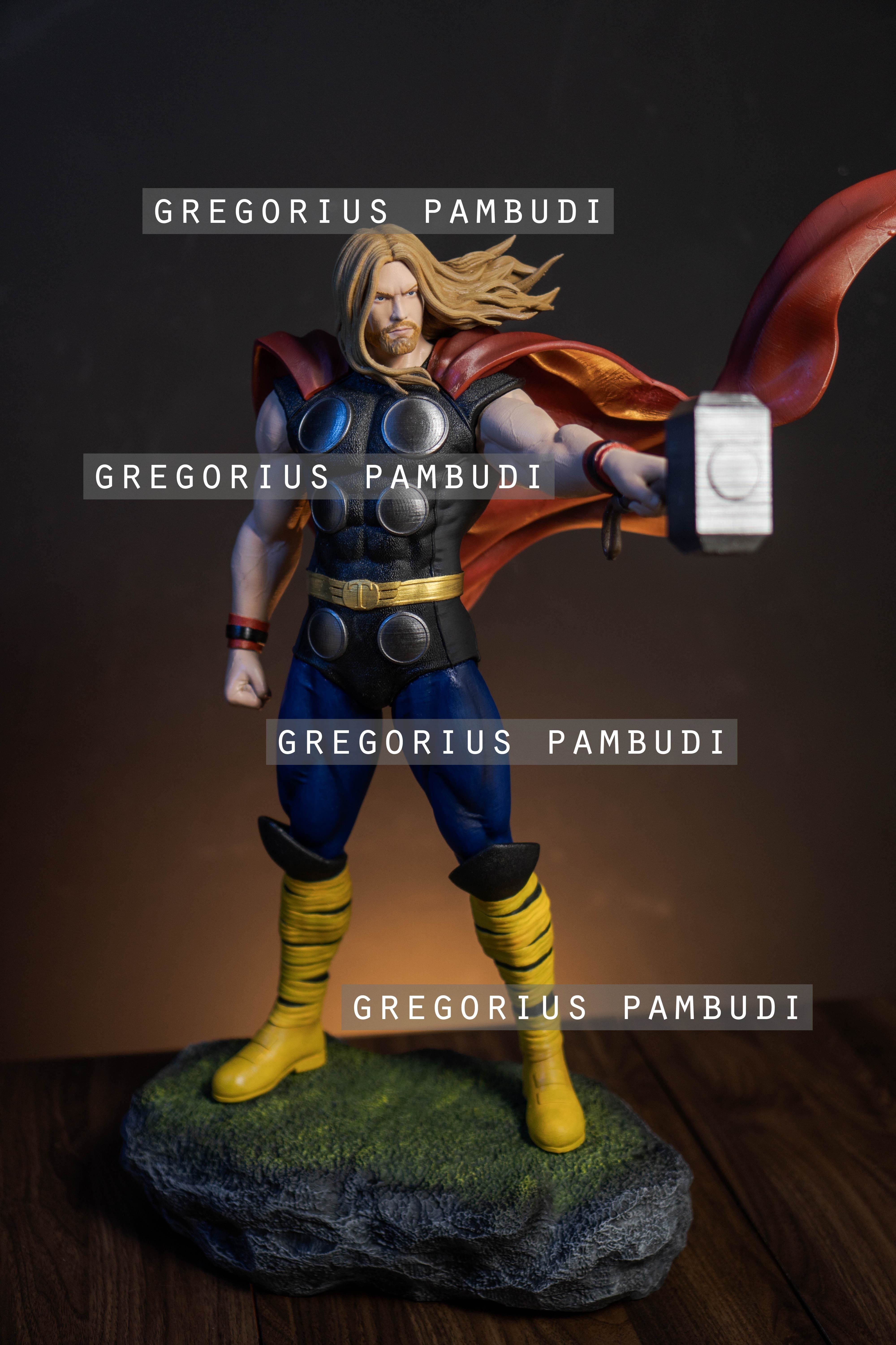 Thor Fan Art Statue 3D Printable 3D model 3D printable | CGTrader