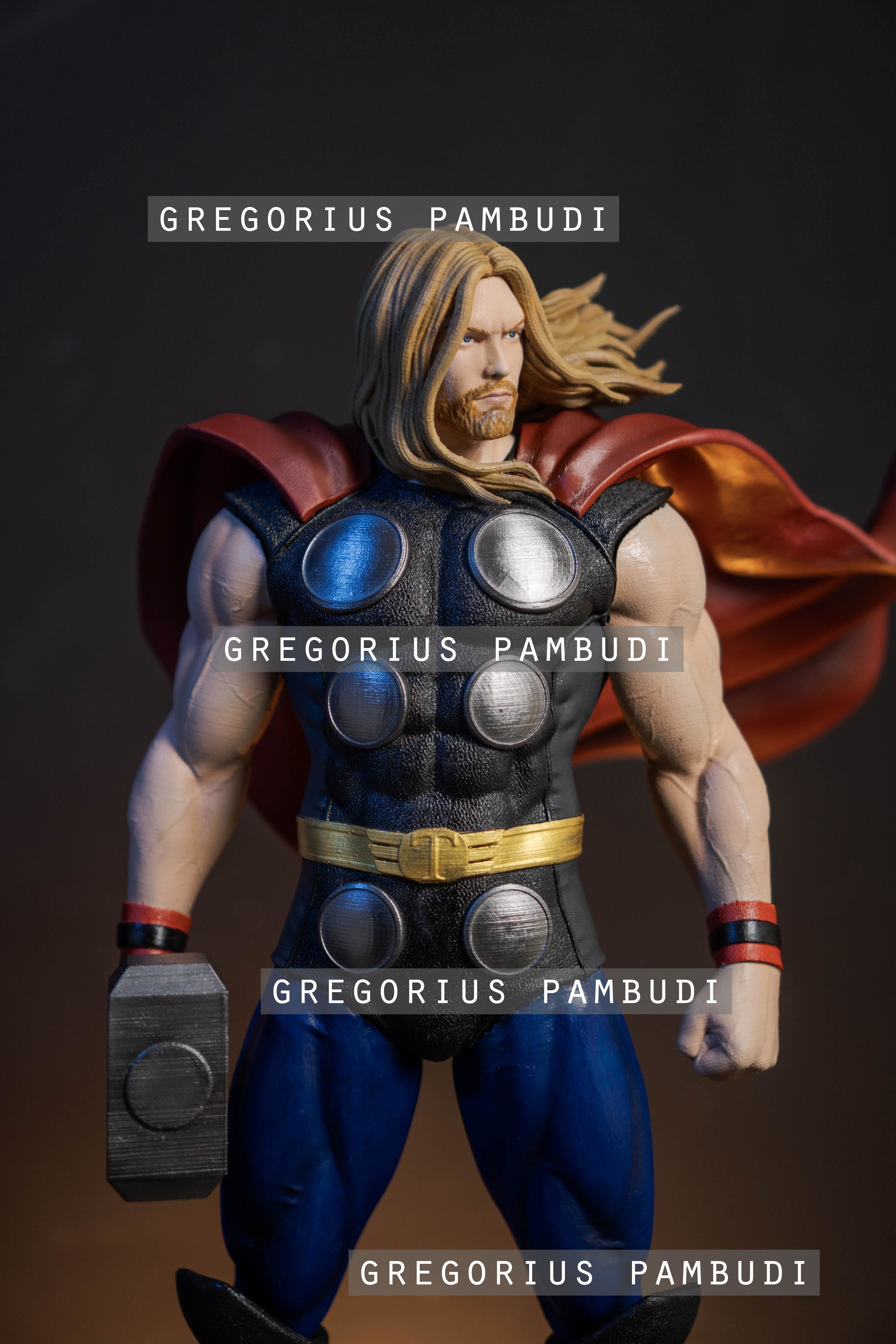Thor Fan Art Statue 3D Printable 3D model 3D printable | CGTrader