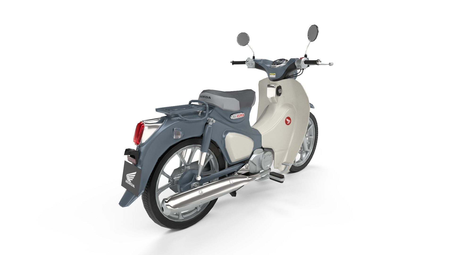 3D model Honda Super Cub C125 VR / AR / low-poly | CGTrader