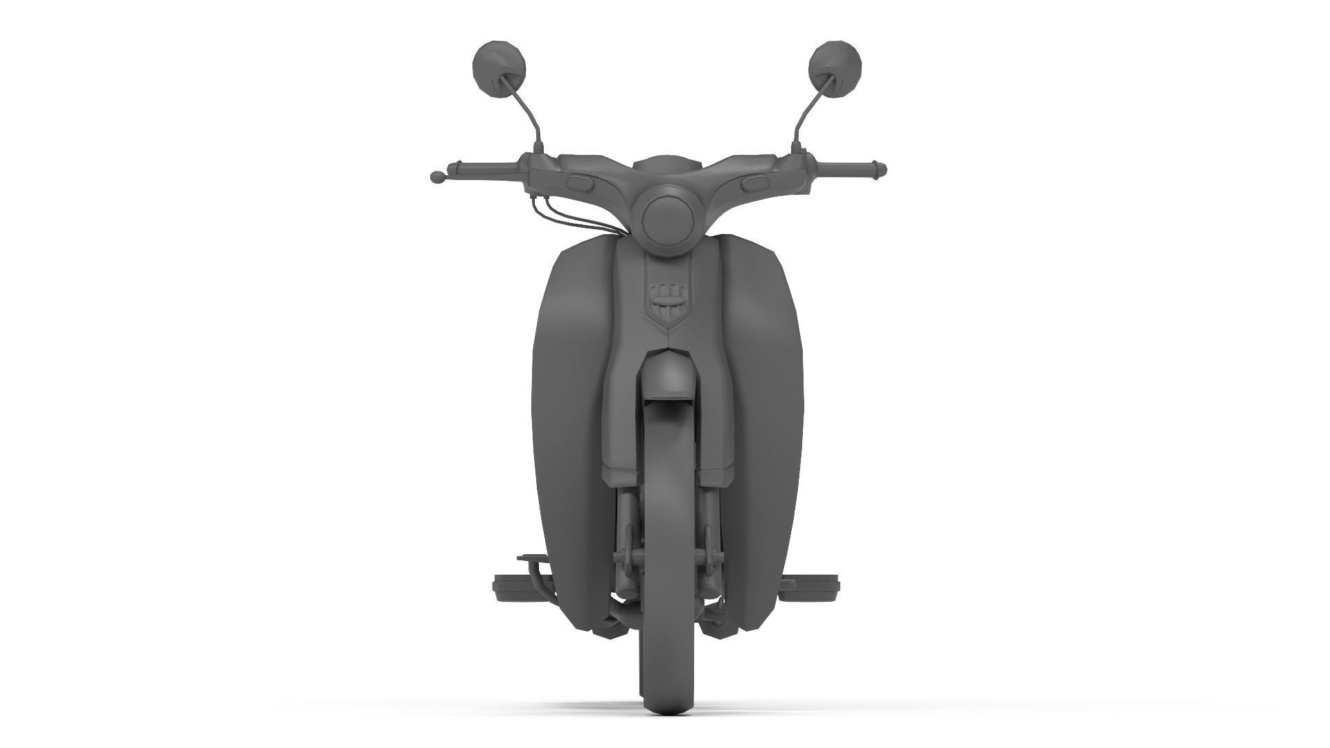 3D model Honda Super Cub C125 VR / AR / low-poly | CGTrader