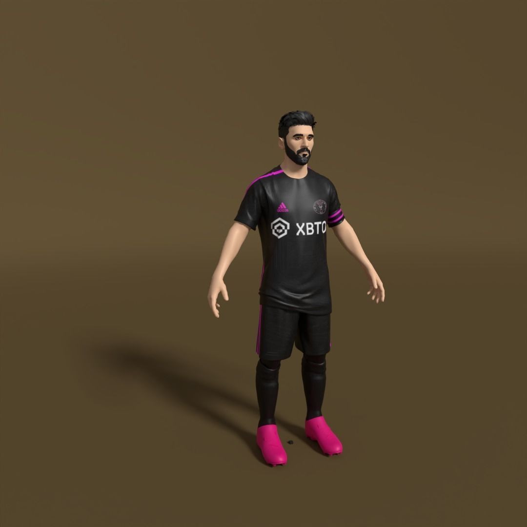3D model MESSI INTER MIAMI VR / AR / low-poly | CGTrader