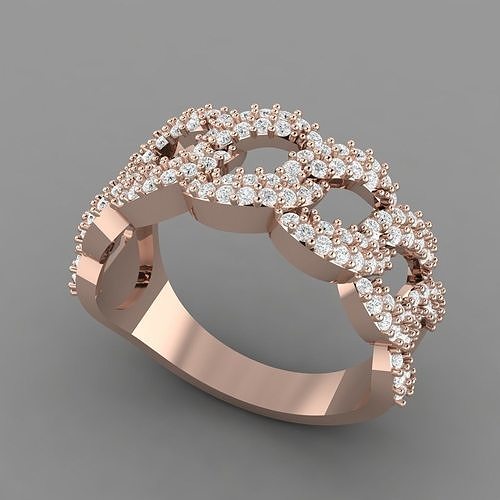 Diamond ring free 3D model | CGTrader