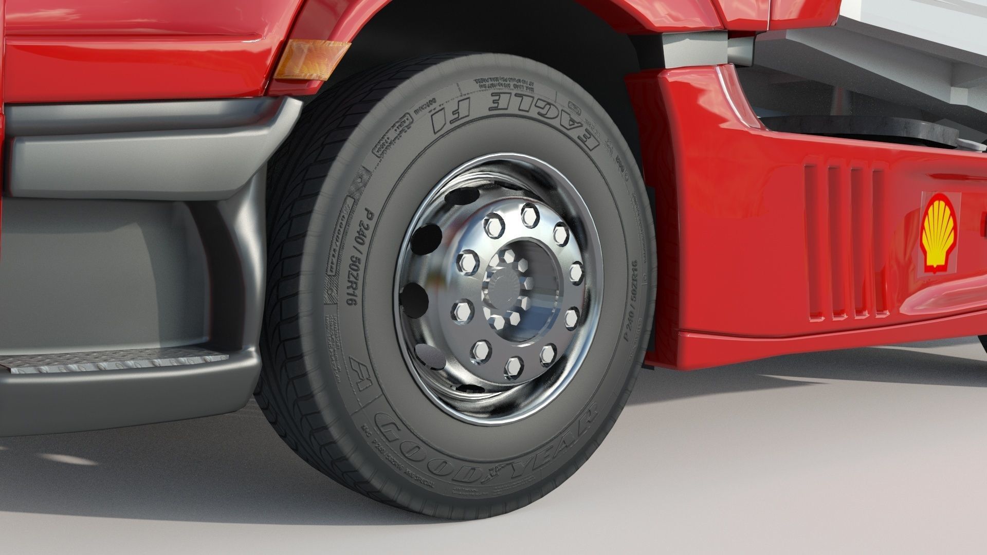 Mercedes Actros Fuel Tanker 3D model | CGTrader
