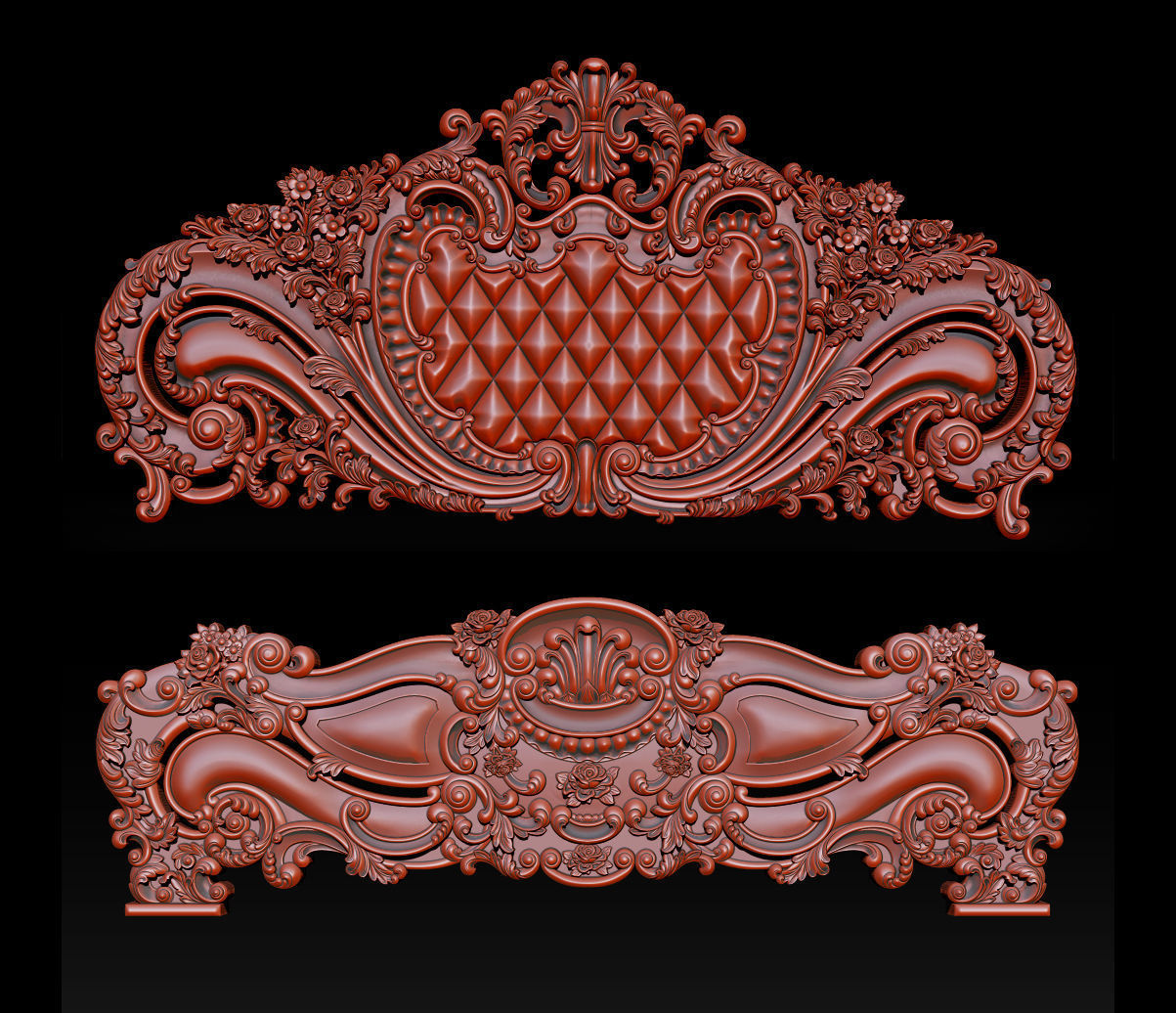 Bed Relief Model Design for CNC Router 3D model 3D printable | CGTrader