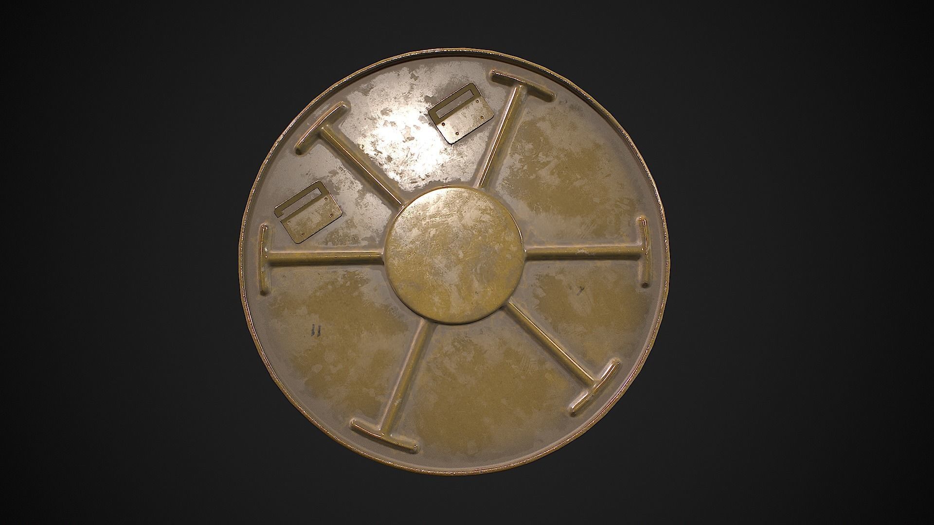 3D model Soviet anti-tank blast landmine TM-62M VR / AR / low-poly ...
