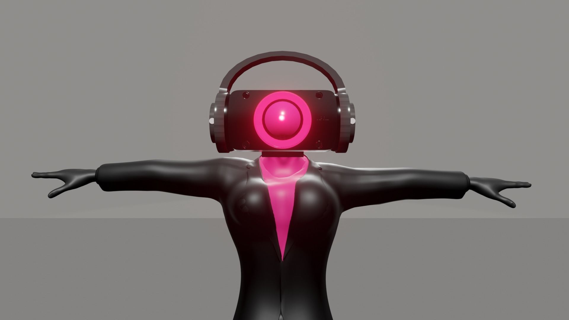 Skibidi Toilet Speaker Woman - Black Speakerwoman 3D Model 3D model ...