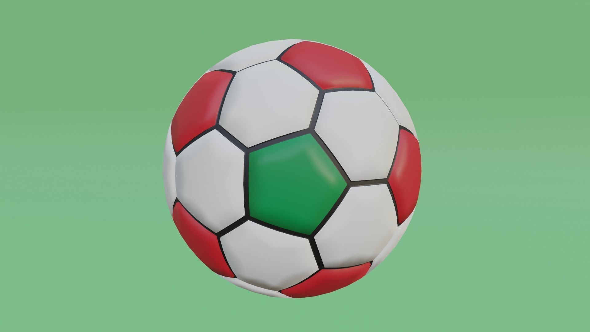 3D model Italy Soccer Ball VR / AR / low-poly | CGTrader