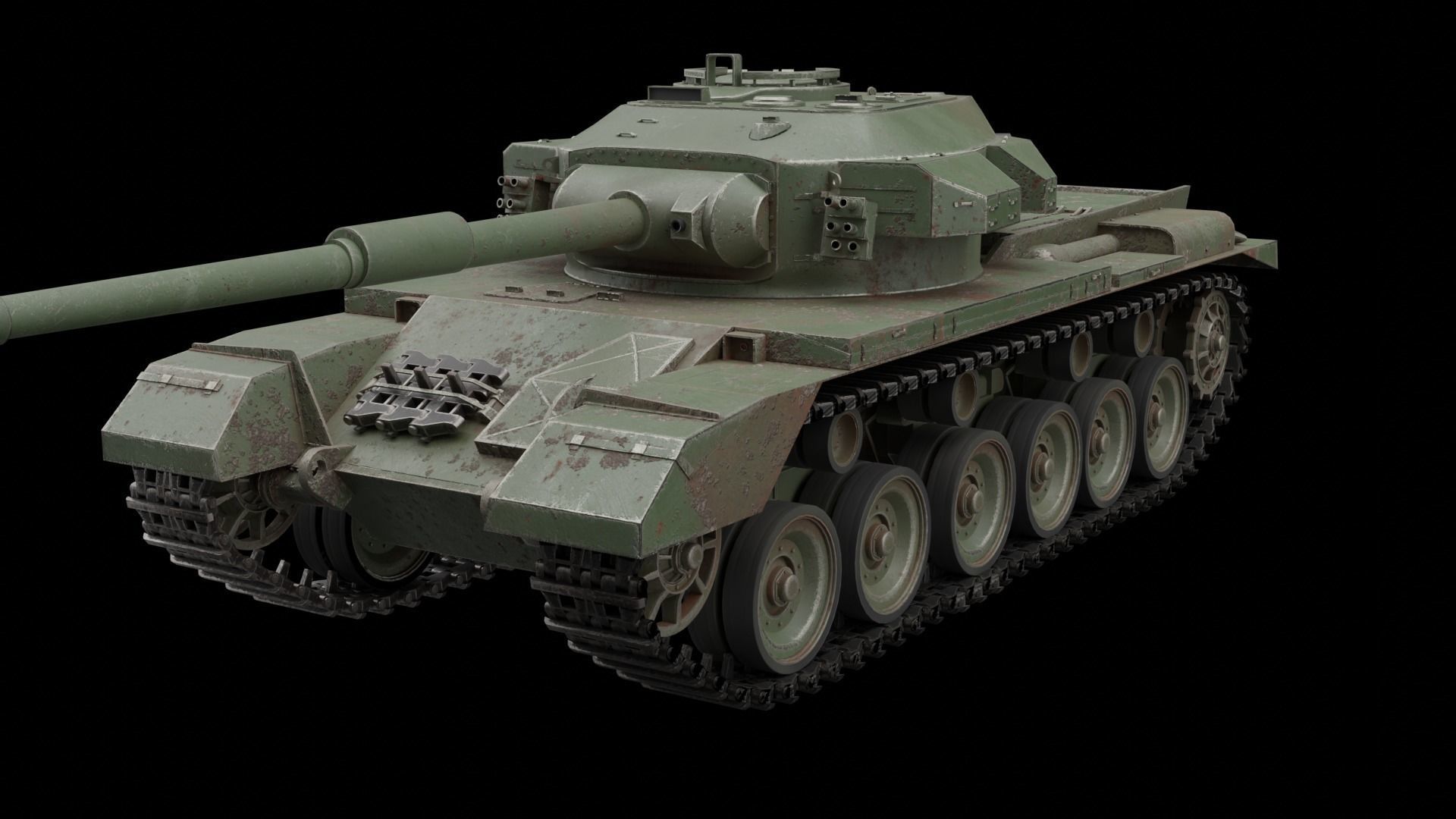 3D model Centurion Mk3 Tank VR / AR / low-poly | CGTrader