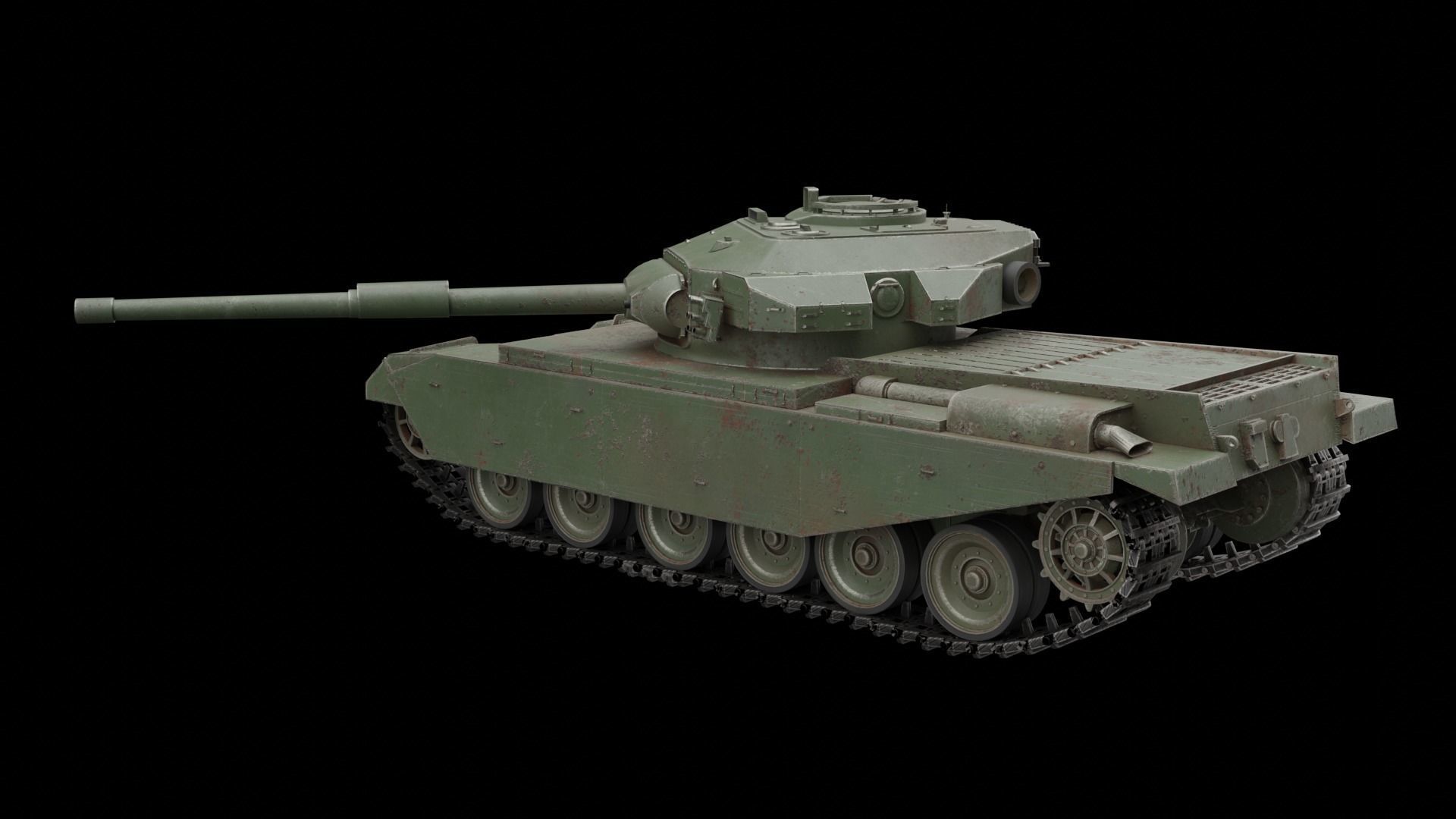 3D model Centurion Mk3 Tank VR / AR / low-poly | CGTrader