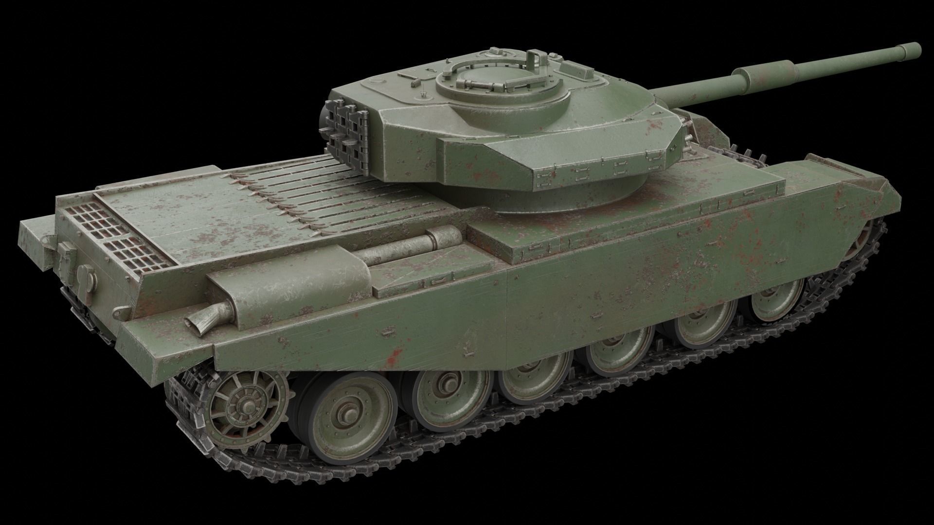 3D model Centurion Mk3 Tank VR / AR / low-poly | CGTrader