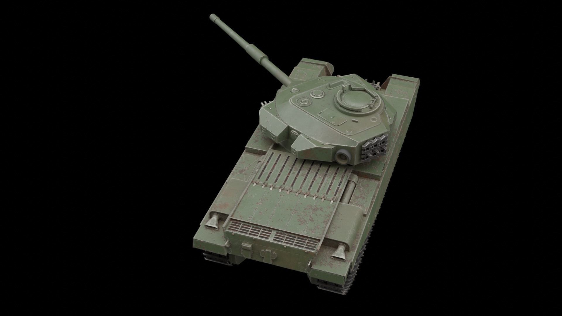 3D model Centurion Mk3 Tank VR / AR / low-poly | CGTrader
