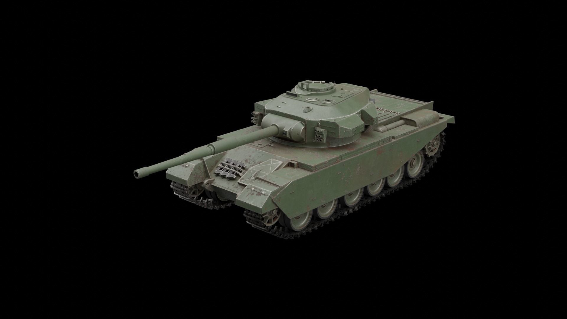 3D model Centurion Mk3 Tank VR / AR / low-poly | CGTrader
