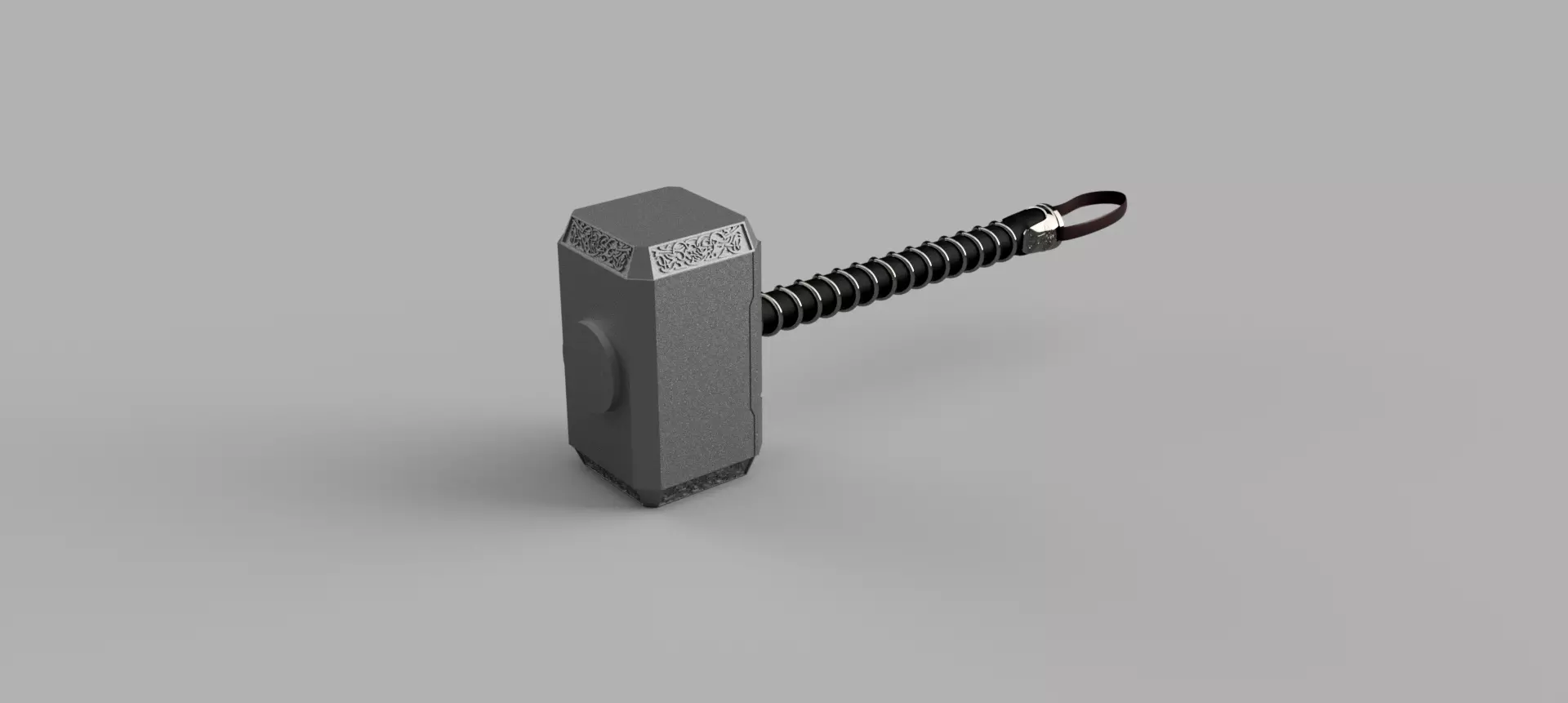 Mjolnir Thor Hammer Low-poly 3D model 3D model 3D printable | CGTrader
