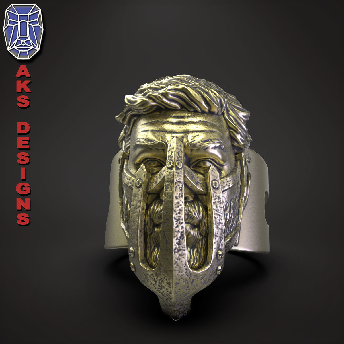 Biker ring face mask v156 3D model 3D printable | CGTrader
