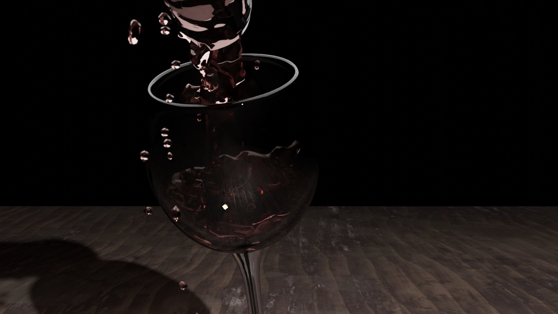 Wine Glass Animation 3D model animated | CGTrader
