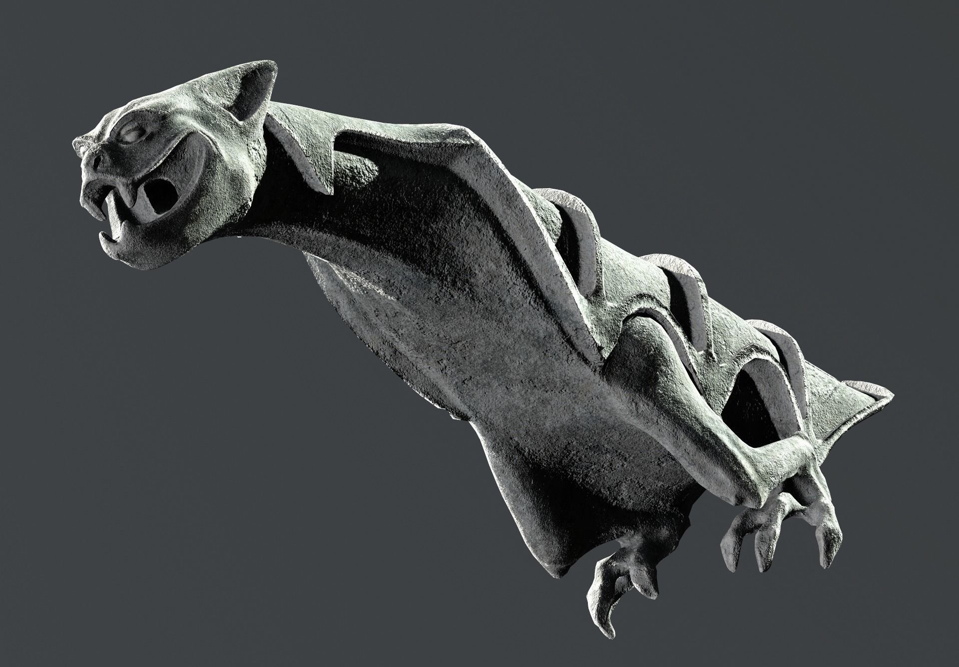 3D model Waterspout Gargoyle Vrykolakas VR / AR / low-poly | CGTrader