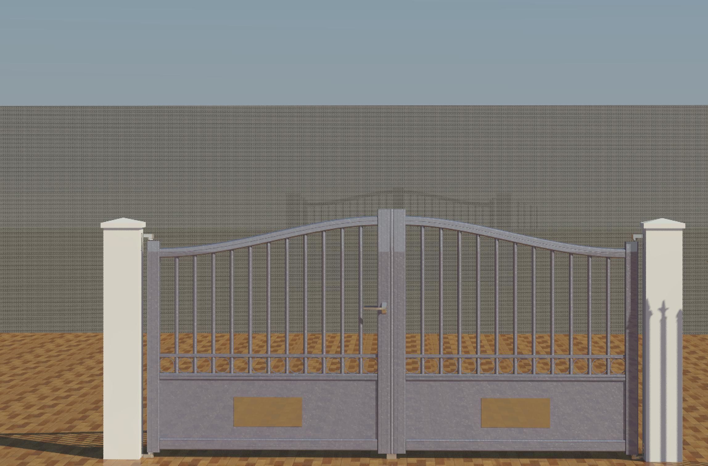 Main Gate Revit Family Collection 3D model | CGTrader