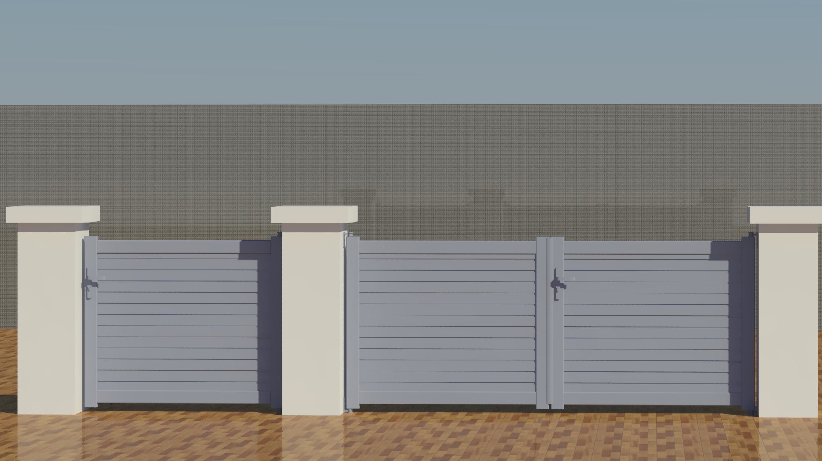 Main Gate Revit Family Collection 3D model | CGTrader