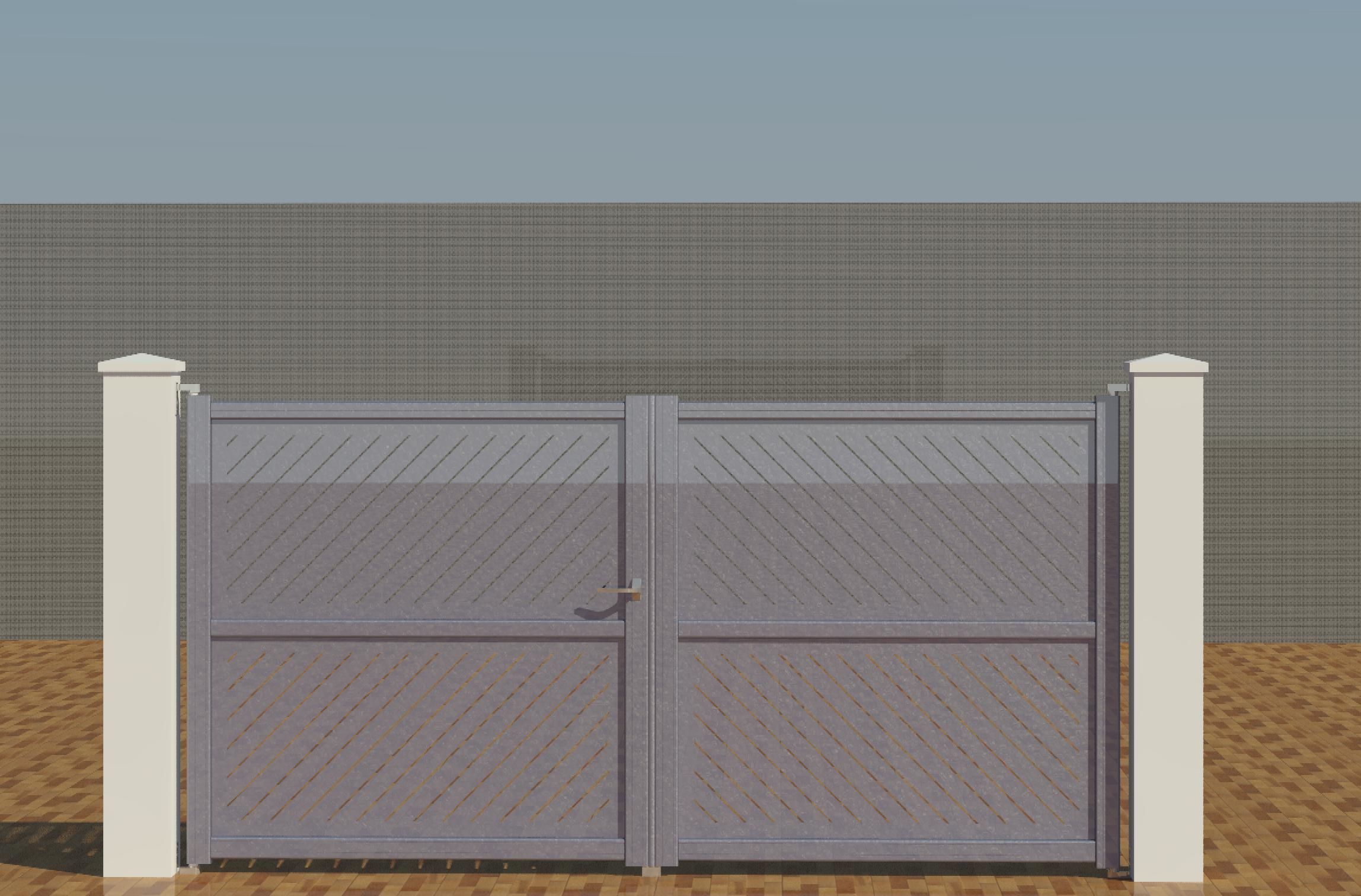 Main Gate Revit Family Collection 3D model | CGTrader