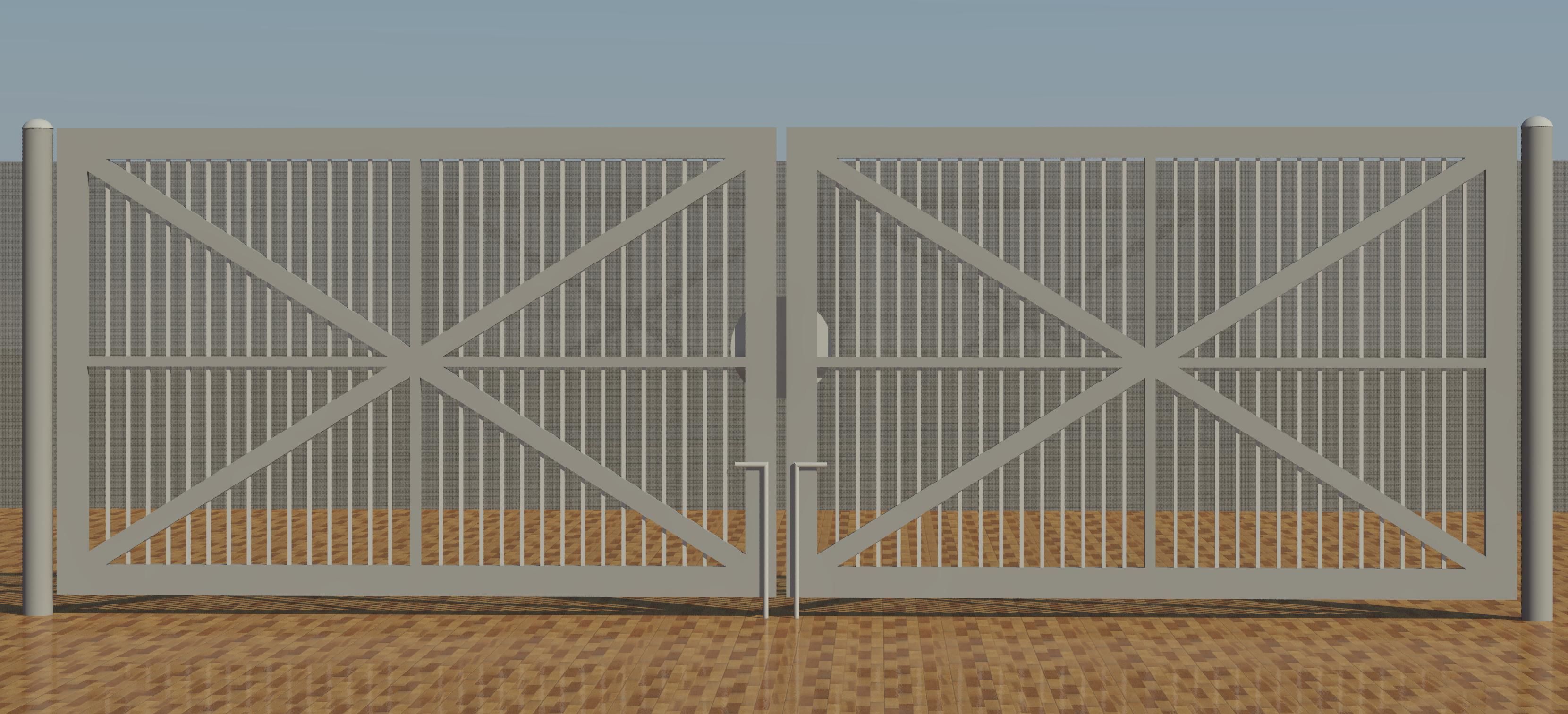 Main Gate Revit Family Collection 3D model | CGTrader