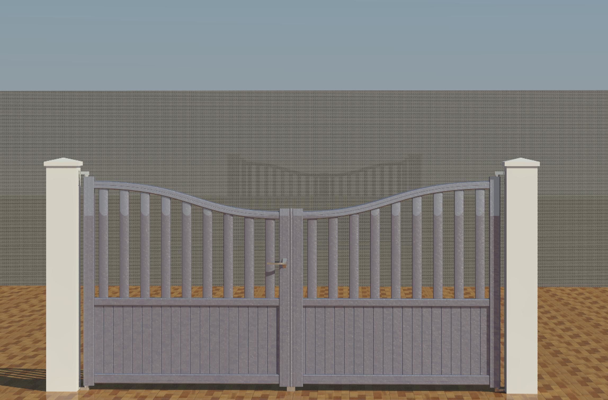 Main Gate Revit Family Collection 3D model | CGTrader