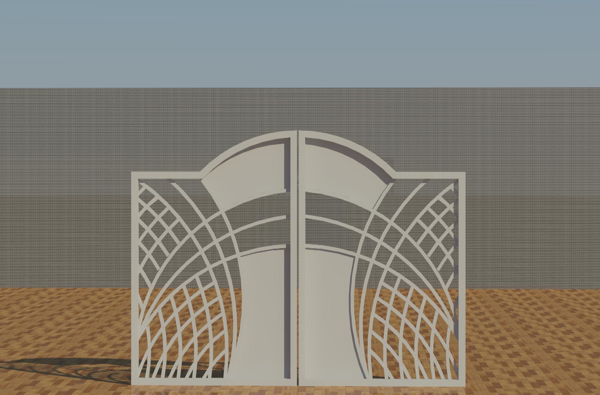 Main Gate Revit Family Collection 3D model | CGTrader