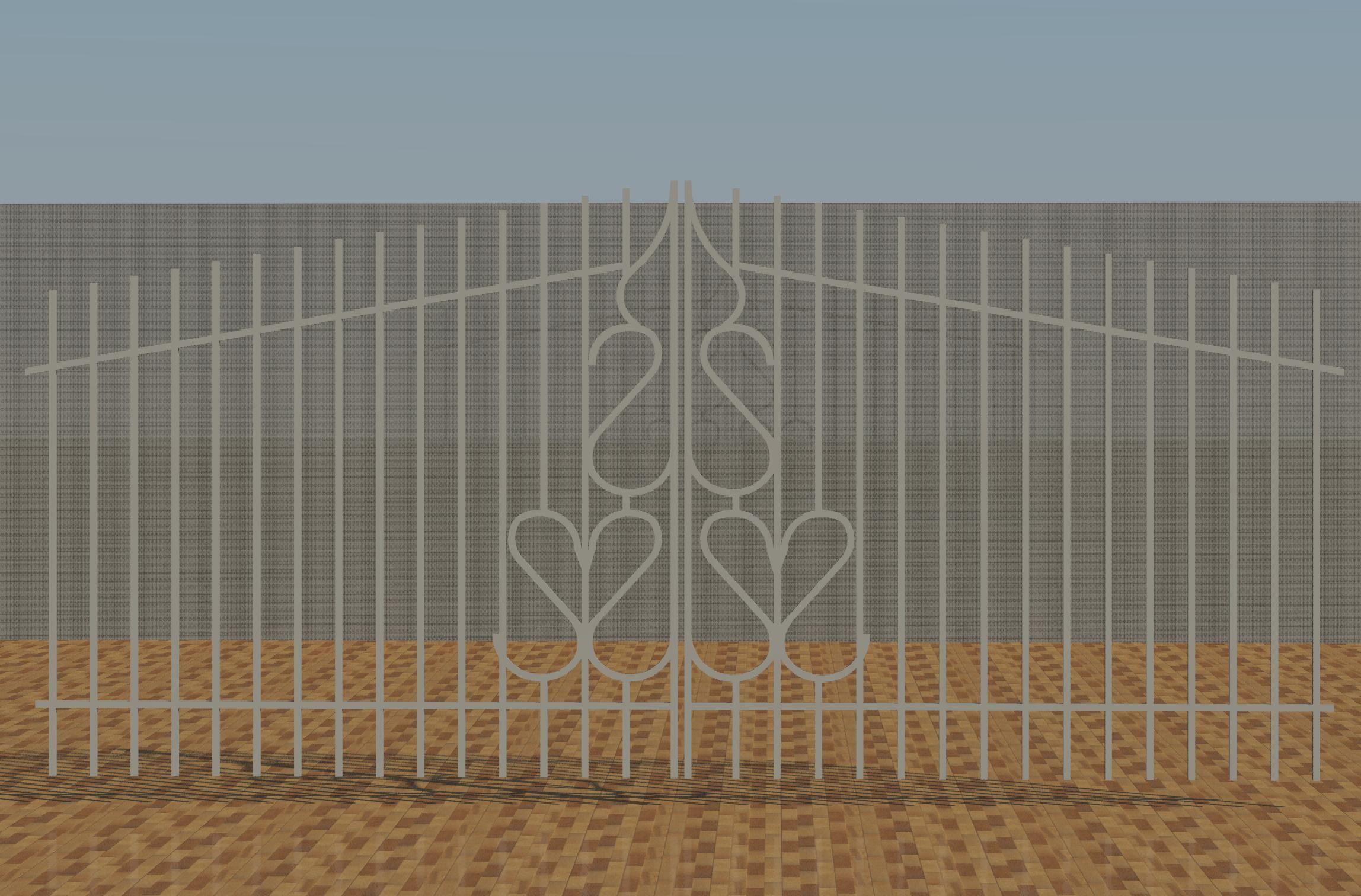 Main Gate Revit Family Collection 3D model | CGTrader