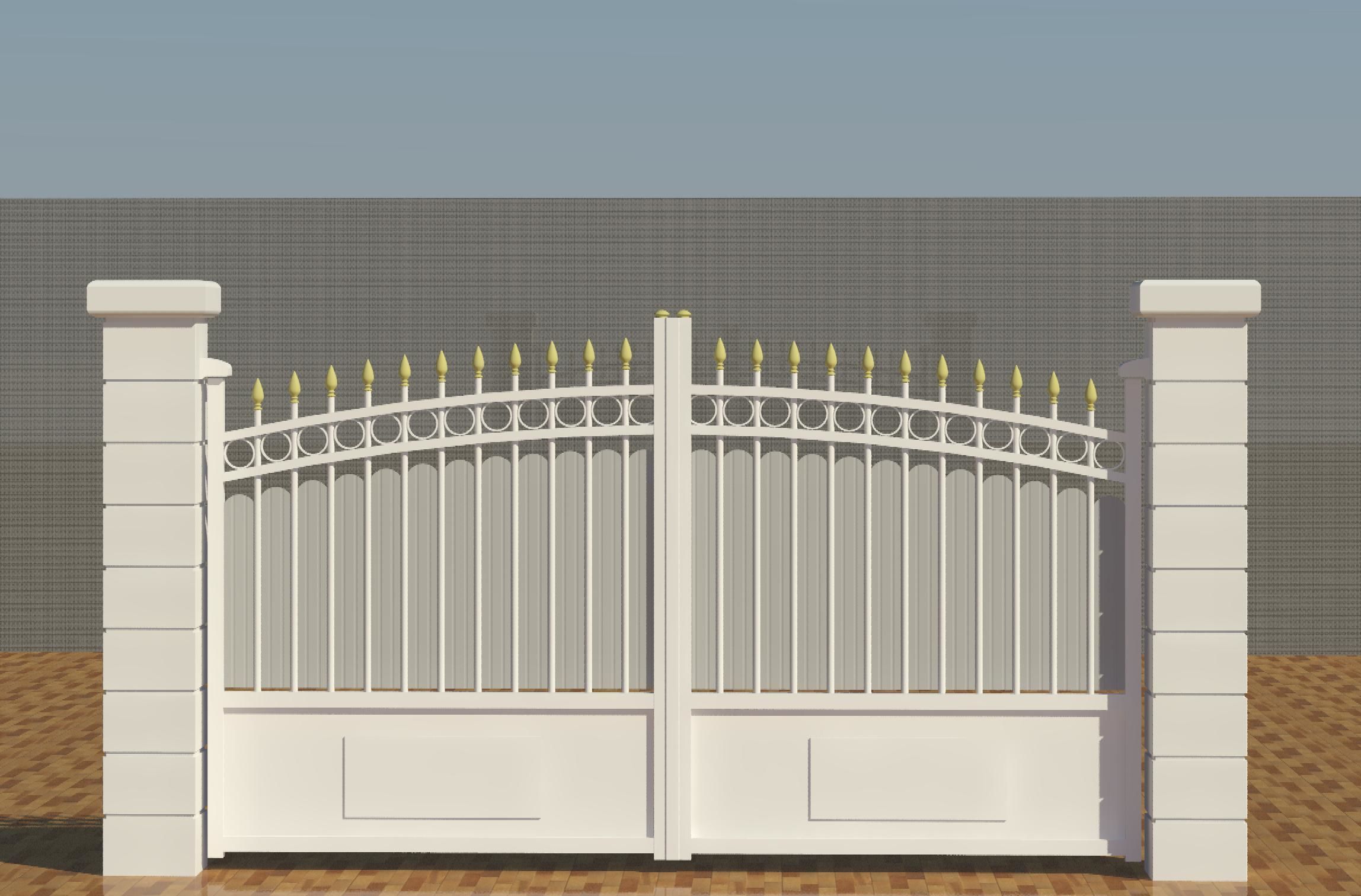 Main Gate Revit Family Collection 3D model | CGTrader