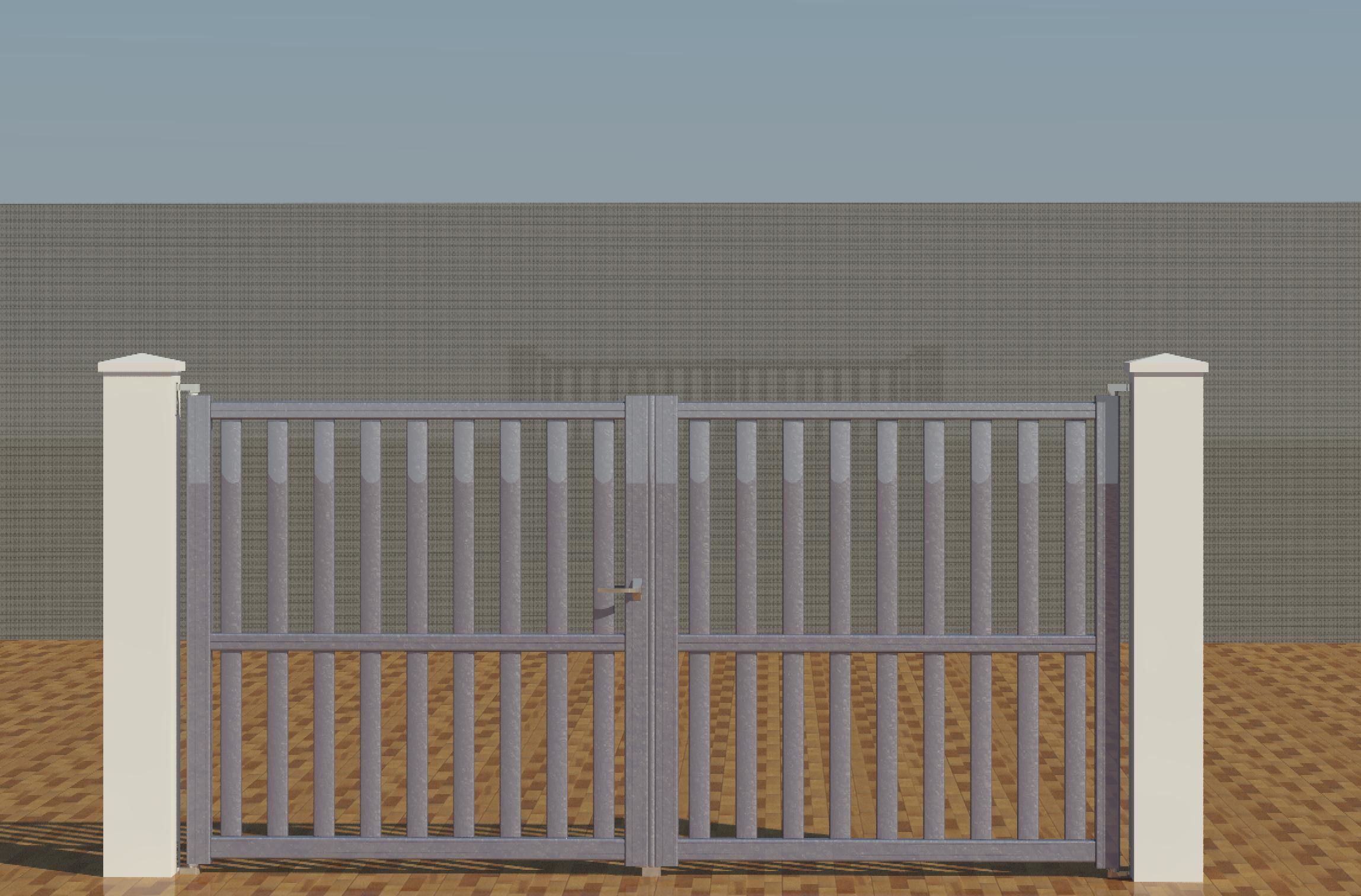 Main Gate Revit Family Collection 3D model | CGTrader