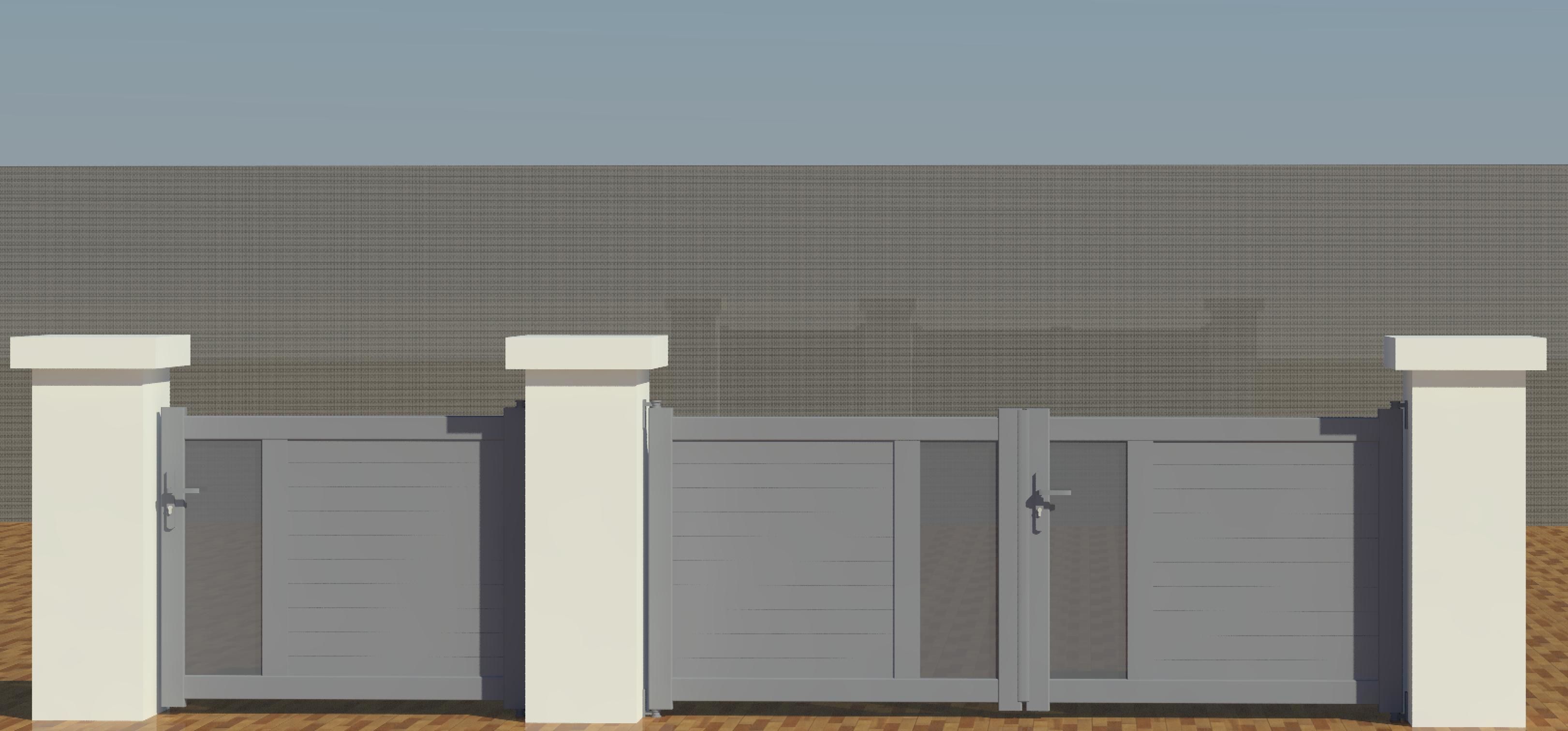 Main Gate Revit Family Collection 3D model | CGTrader
