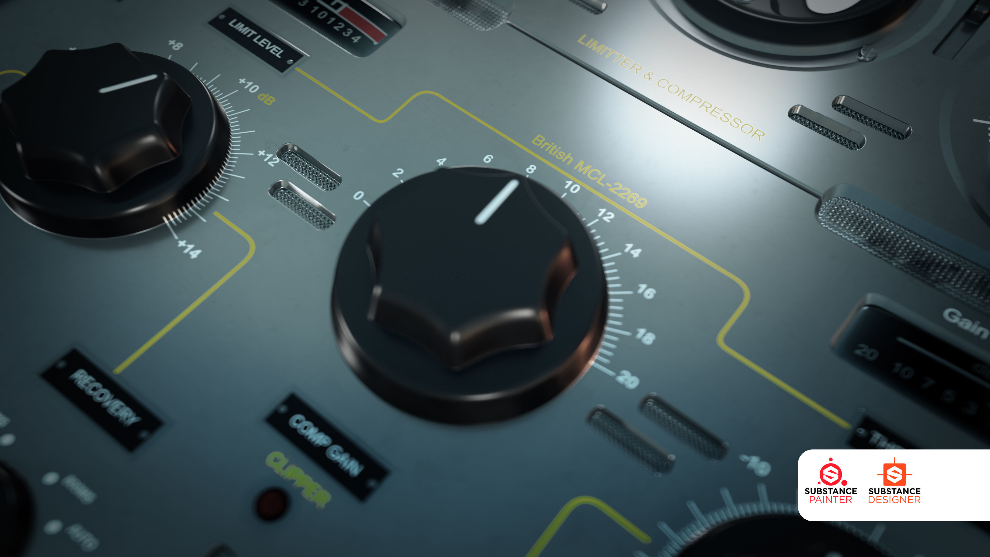 Texture 5 Control Panel Material VR / AR / low-poly | CGTrader