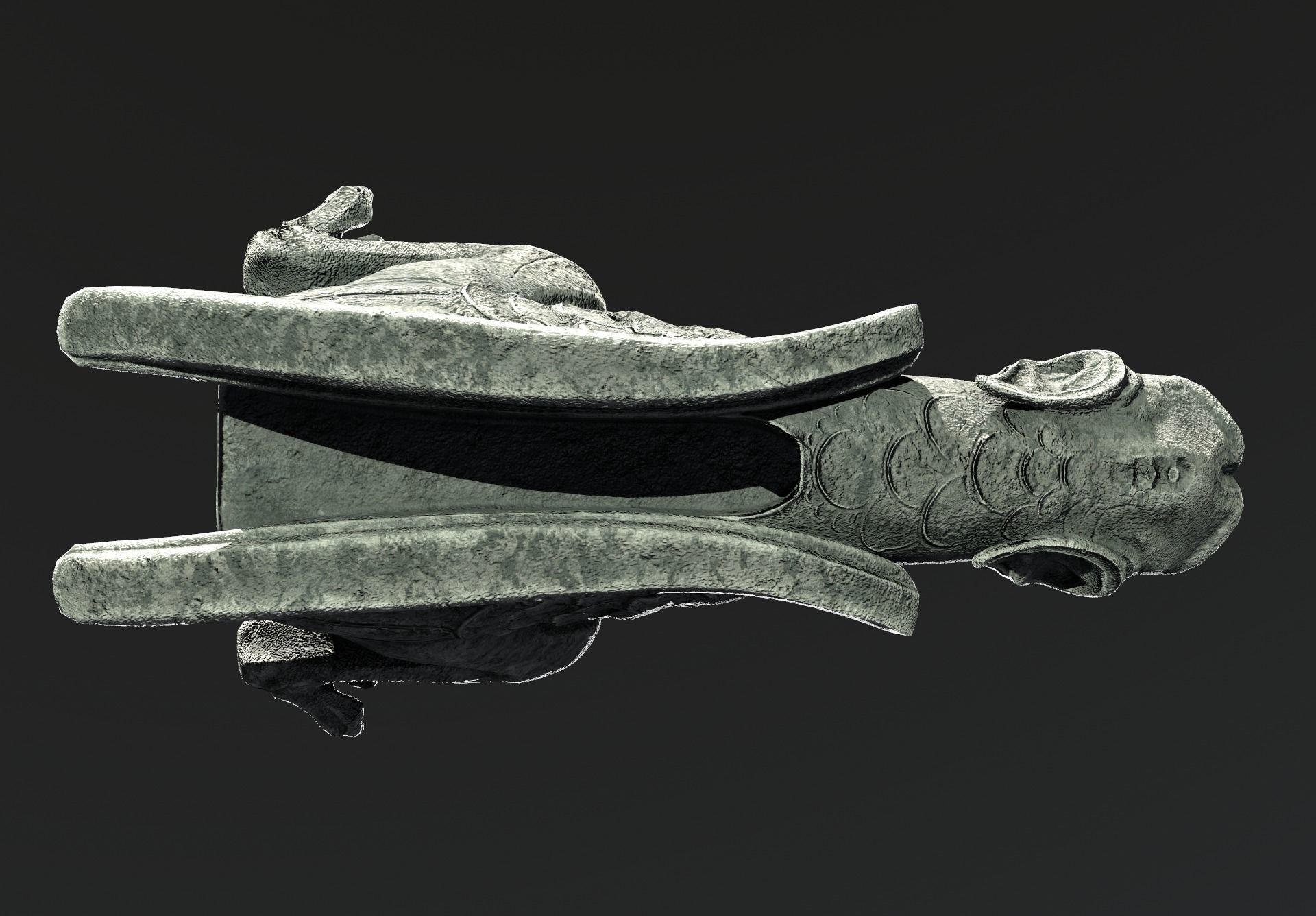 3D model Waterspout Gargoyle Simargl VR / AR / low-poly | CGTrader