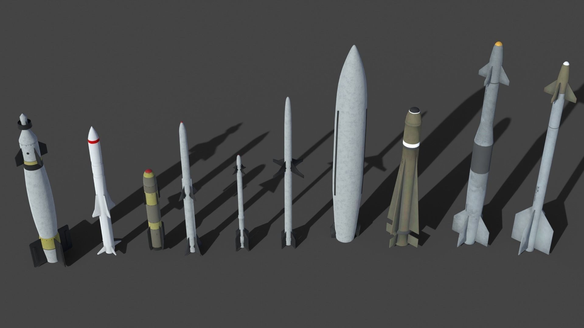 Rocket Pack Collection free VR / AR / low-poly 3D model | CGTrader