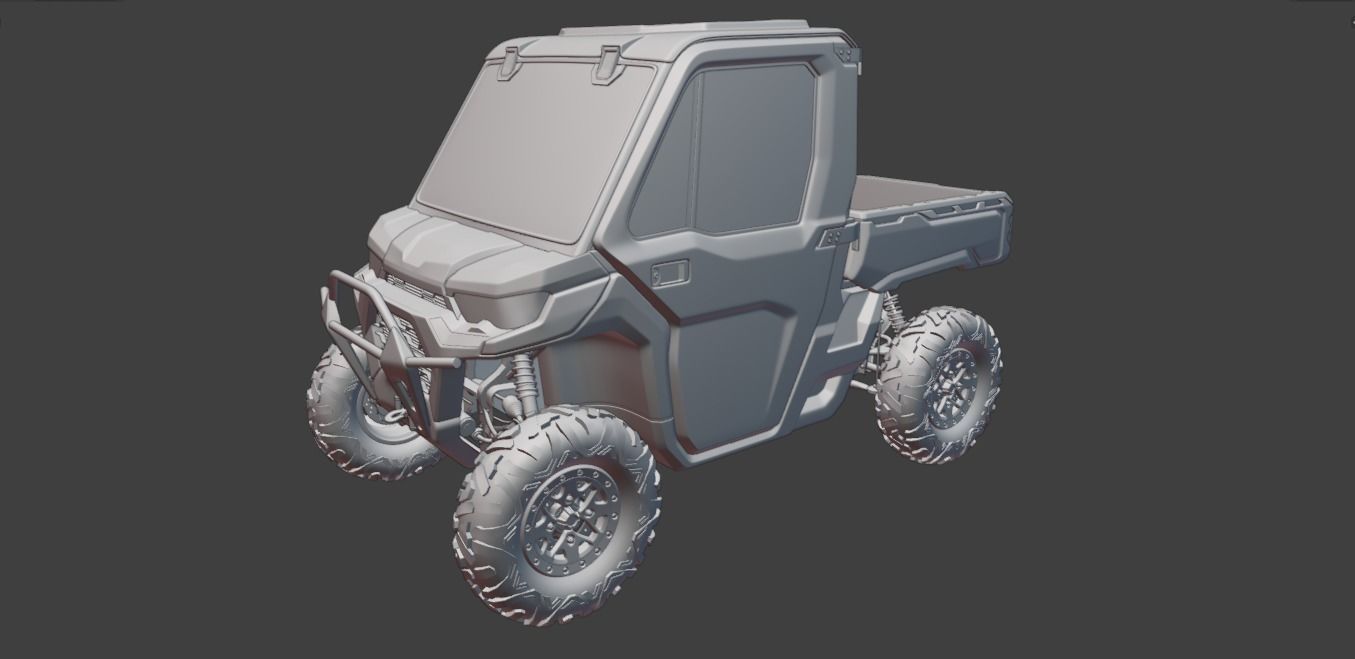 BRP Can-Am Defender HD10 Limited Single Door 3D model | CGTrader